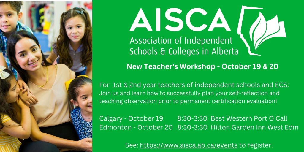 New Teacher’s Workshop-Edmonton | AISCA